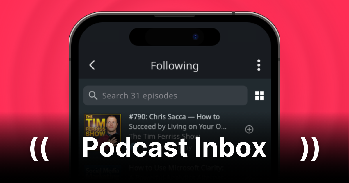 Podcast Inbox now available in Metacast podcast app | Metacast Blog